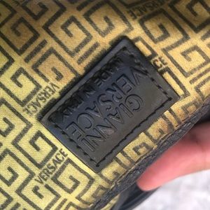Versace | Bags | Vintage Versace Black Leather Bag | Poshmark